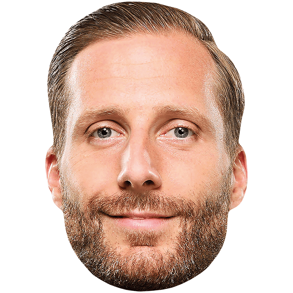 Oliver Baumann (Beard) Big Head. Larger than life mask. - Walmart.com