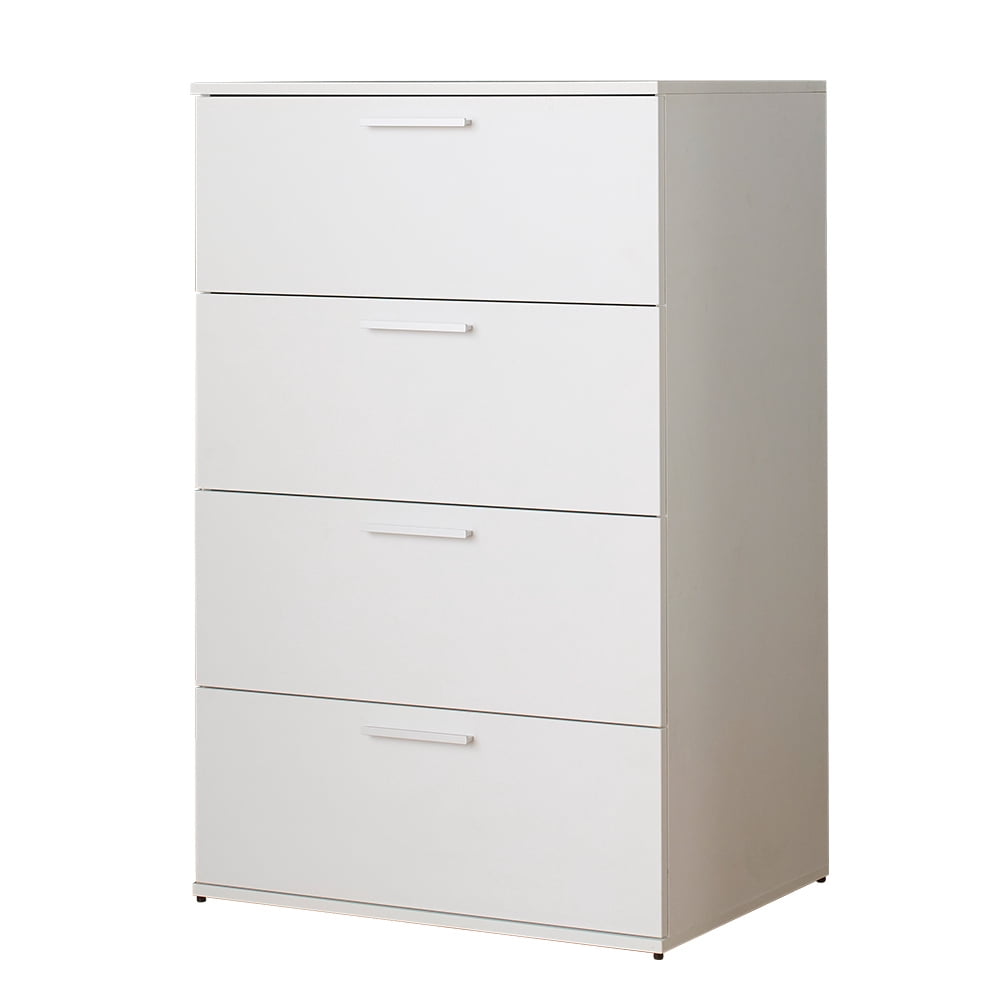 Oliver Farmhouse Four-Drawer Jumbo Chest in White - Walmart.com