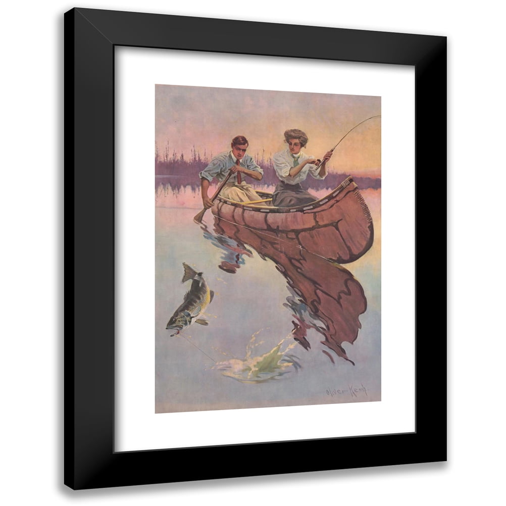 Oliver Kemp 11x14 Black Modern Framed Museum Art Print Titled - Leap ...