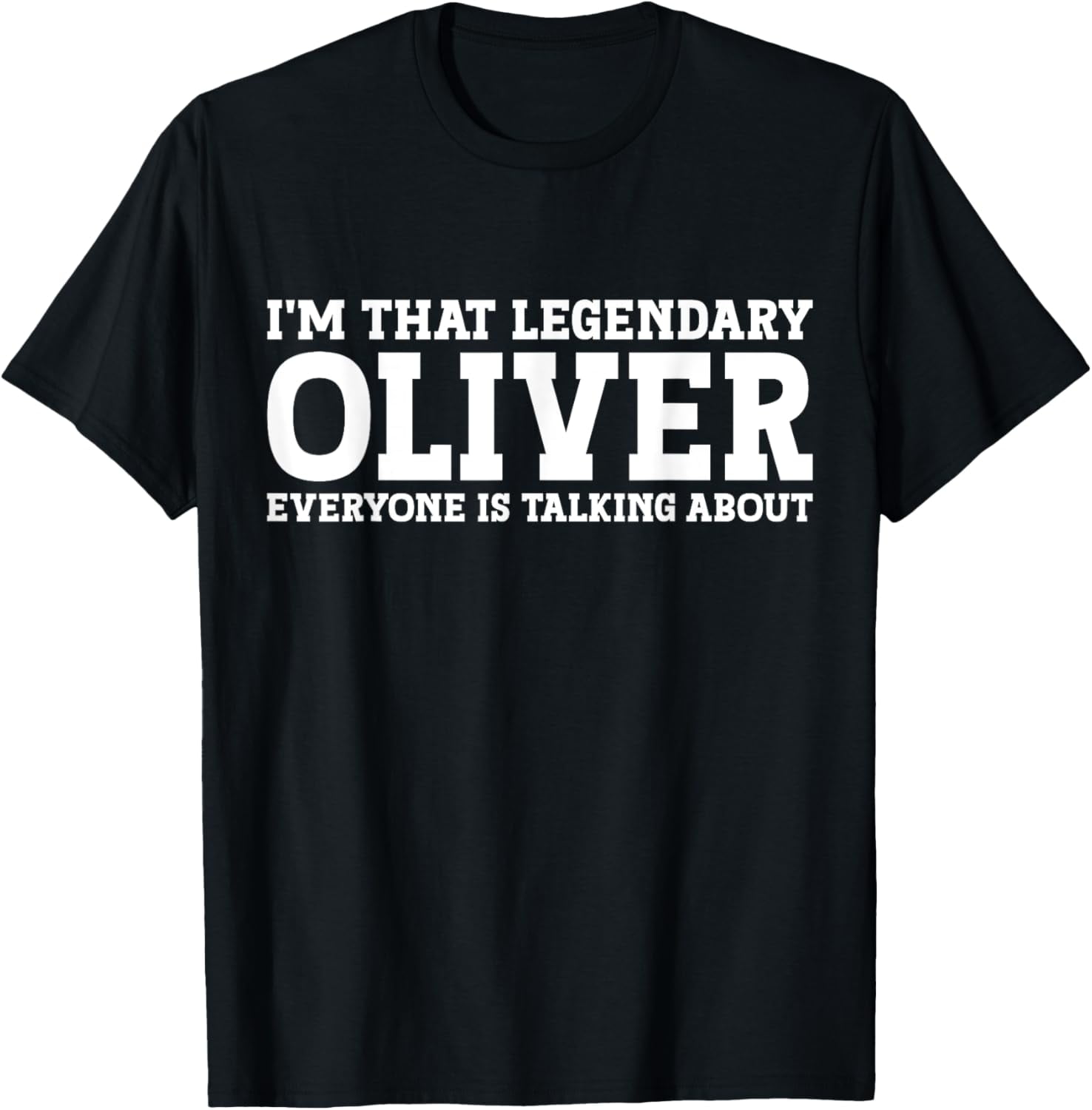 Oliver Personal Name Funny Oliver T-Shirt - Walmart.com