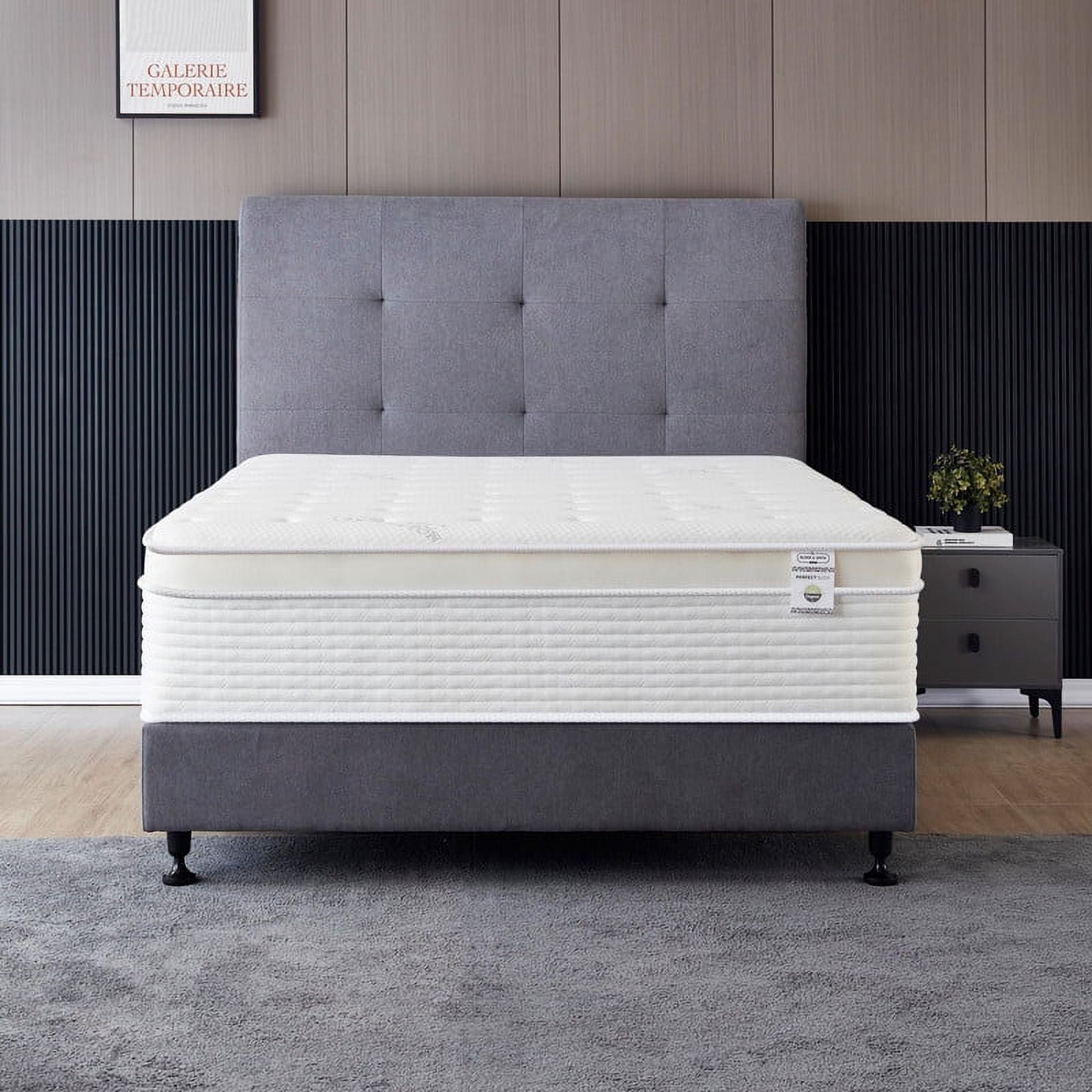 Oliver & Smith - 16 Inch Cool Memory Foam & Spring Hybrid Mattress ...