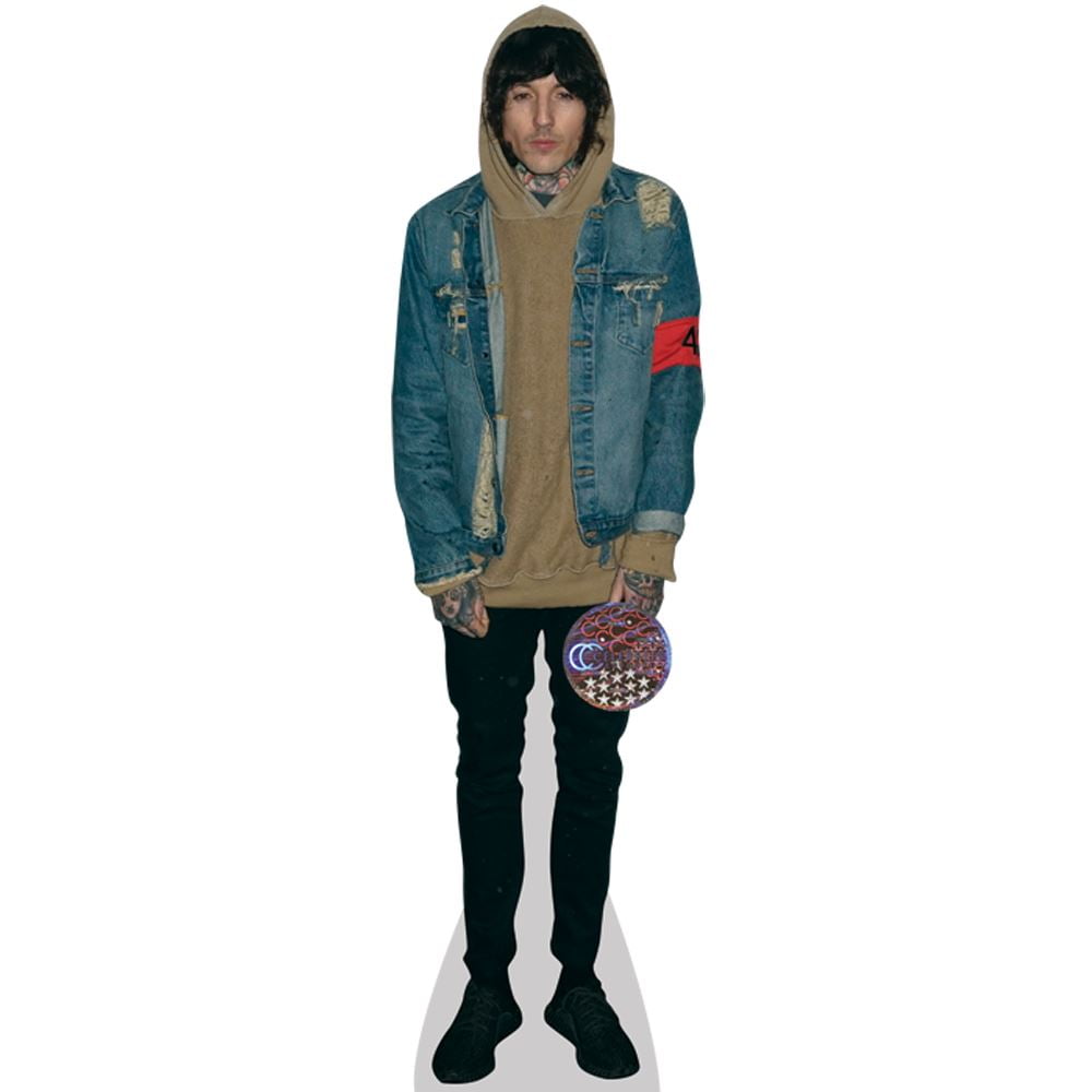 Oliver Sykes (Hoodie) Mini Cardboard Cutout Standee - Walmart.com