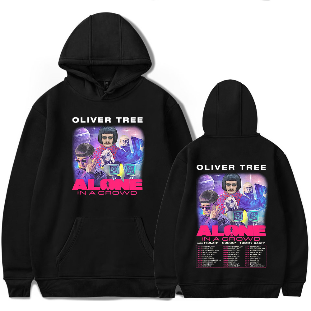 Oliver Tree Alone In A Crowd Tour Merch Hoodie Sweatshirt New Logo ...