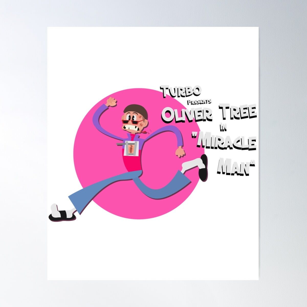Oliver Tree In Miracle Man Poster Wall Art, Modern Wall Decor For ...