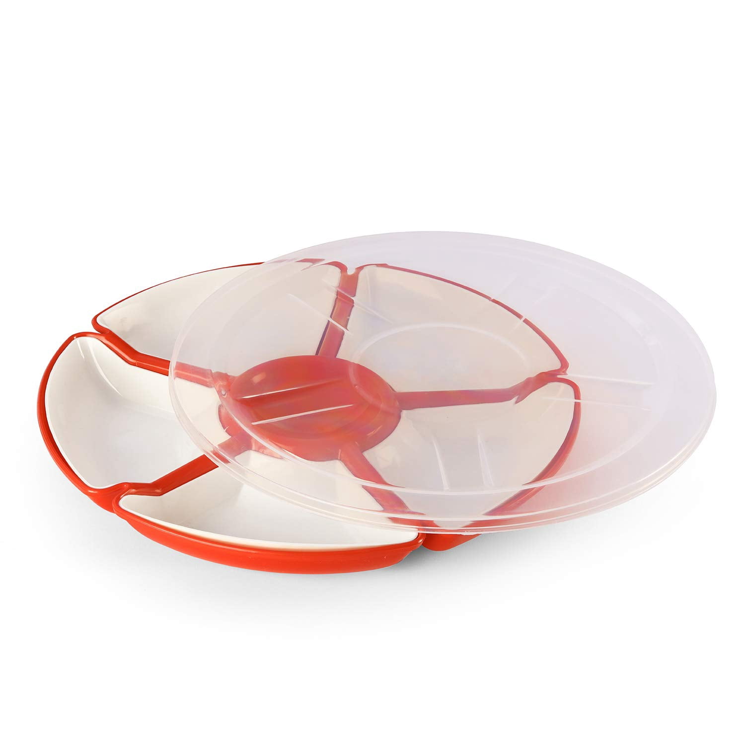 Oliveware Flower Snack Container with 5 Compartments | Storage ...