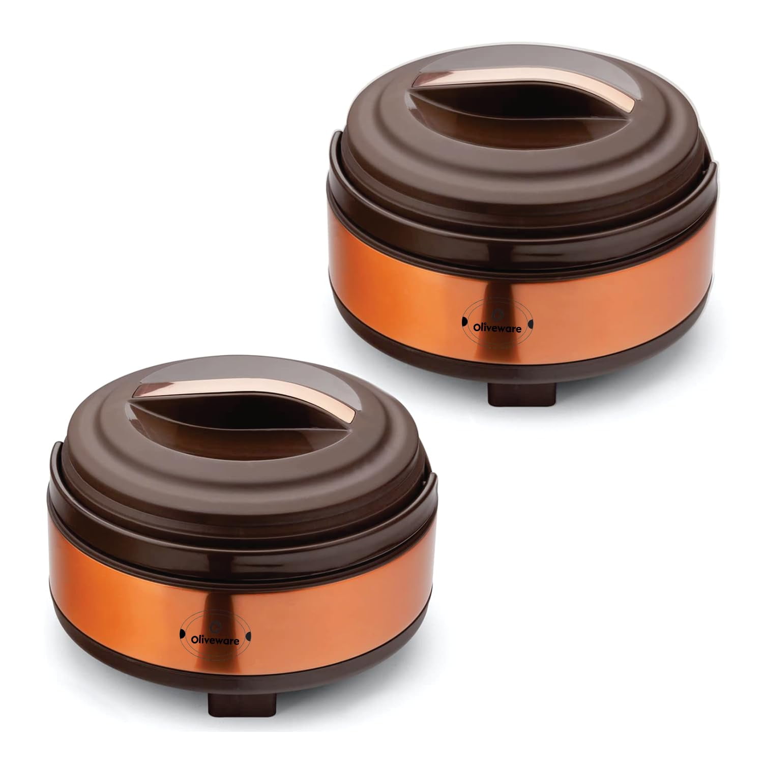 Oliveware Glory Puff Insulated Casseroles, Stainless Steel, Sturdy Base ...