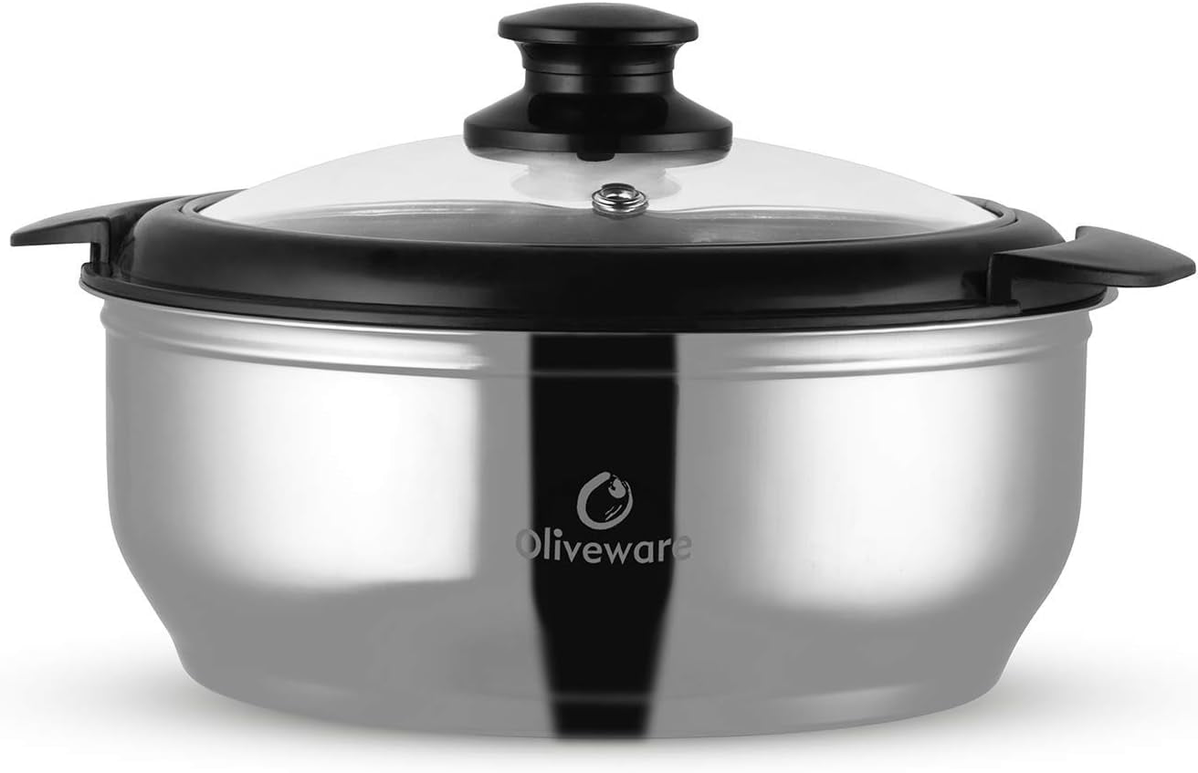 Oliveware Maestro Casseroless Thermosteel & Double Wall Insulation ...