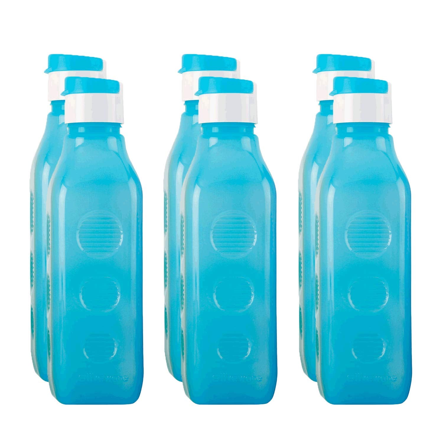 Oliveware Premium PET Water Bottle | SUPERIYA Range | Blue - Pack of 6 ...
