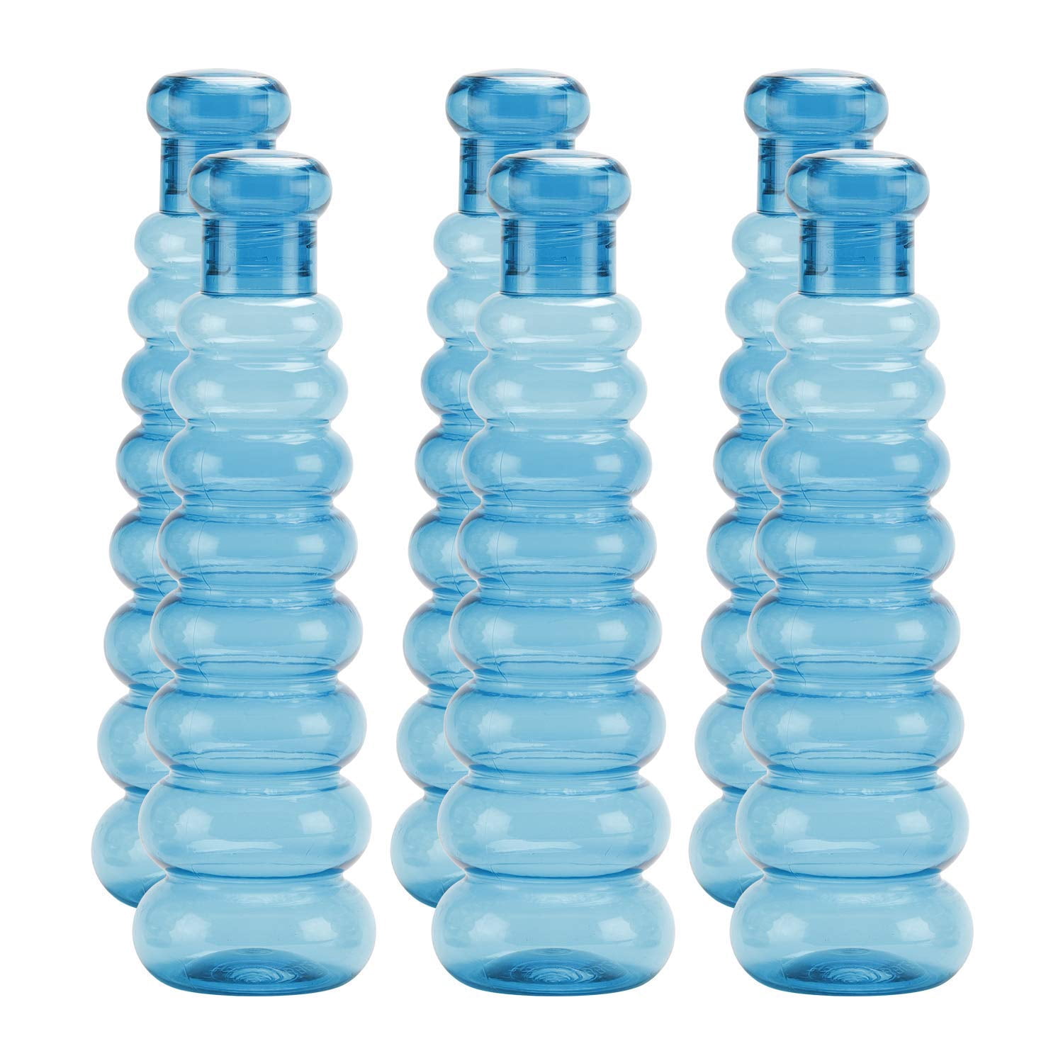 Oliveware Premium Plastic Water Bottle, 1L, Set of 3, Blue - Walmart.com