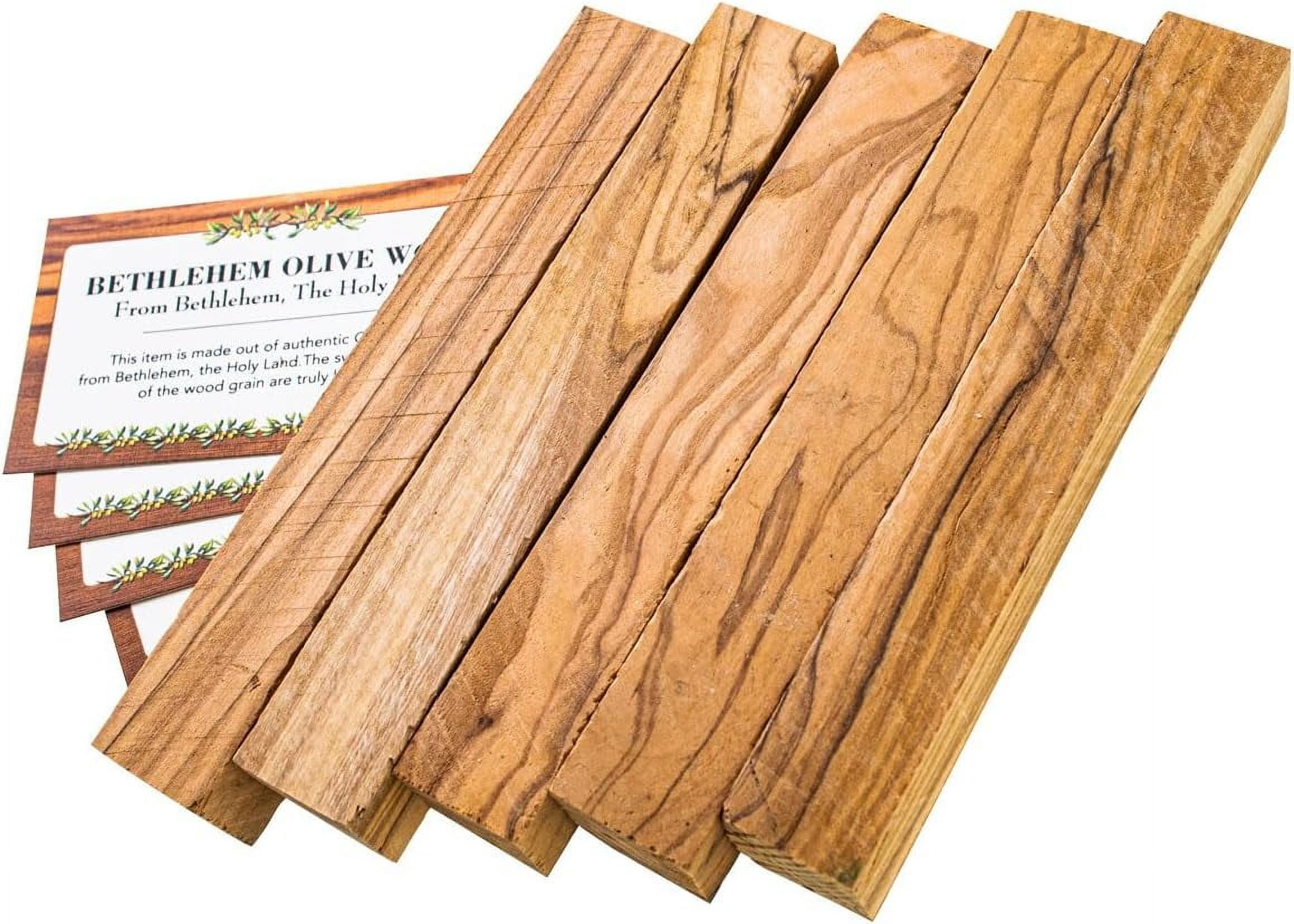 Olivewood Pen Blanks with Certificates of Authenticity (5-Pack ...