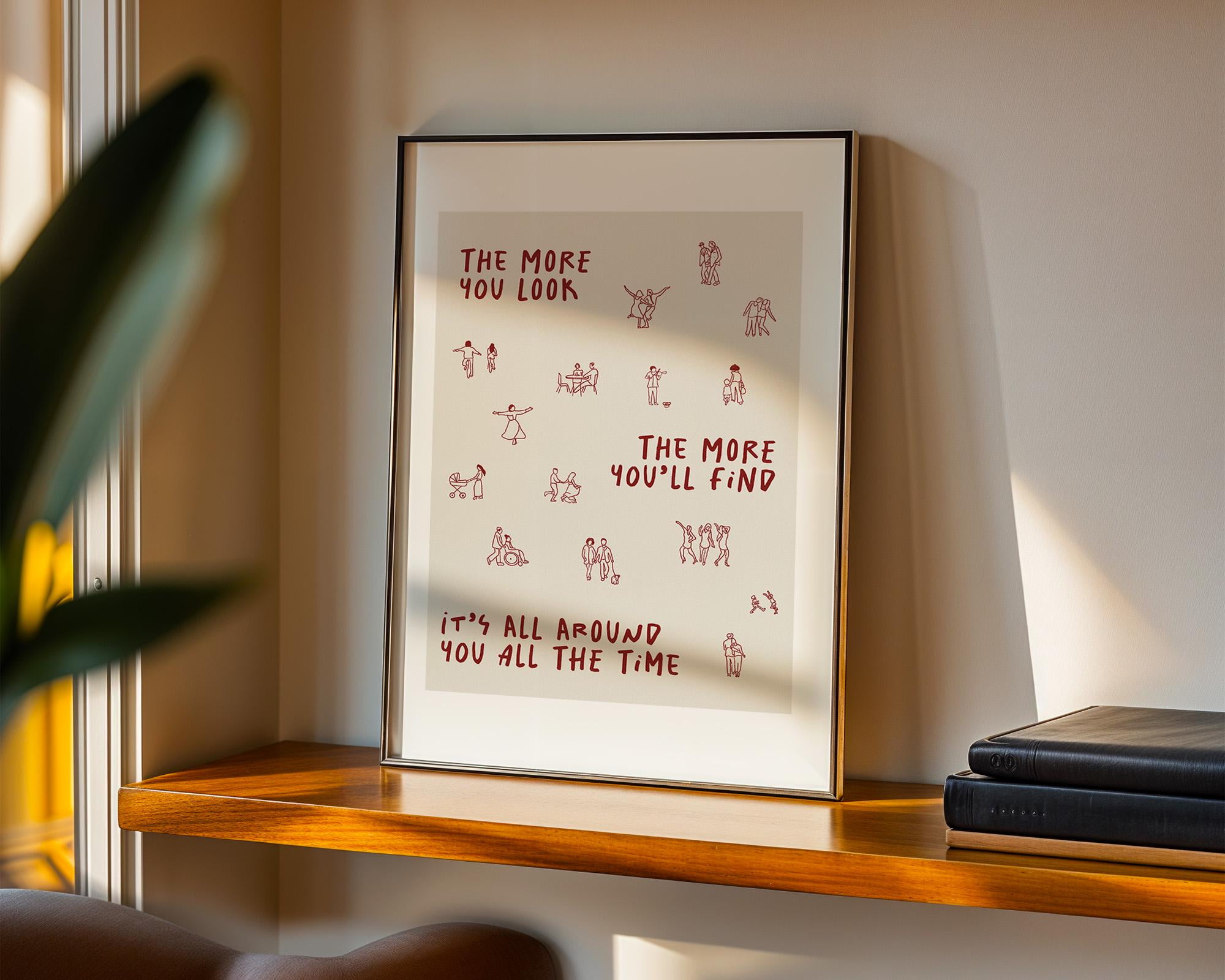 Olivia Dean Lyrics Poster The More You Look Quote Quote Poster , Poster ...