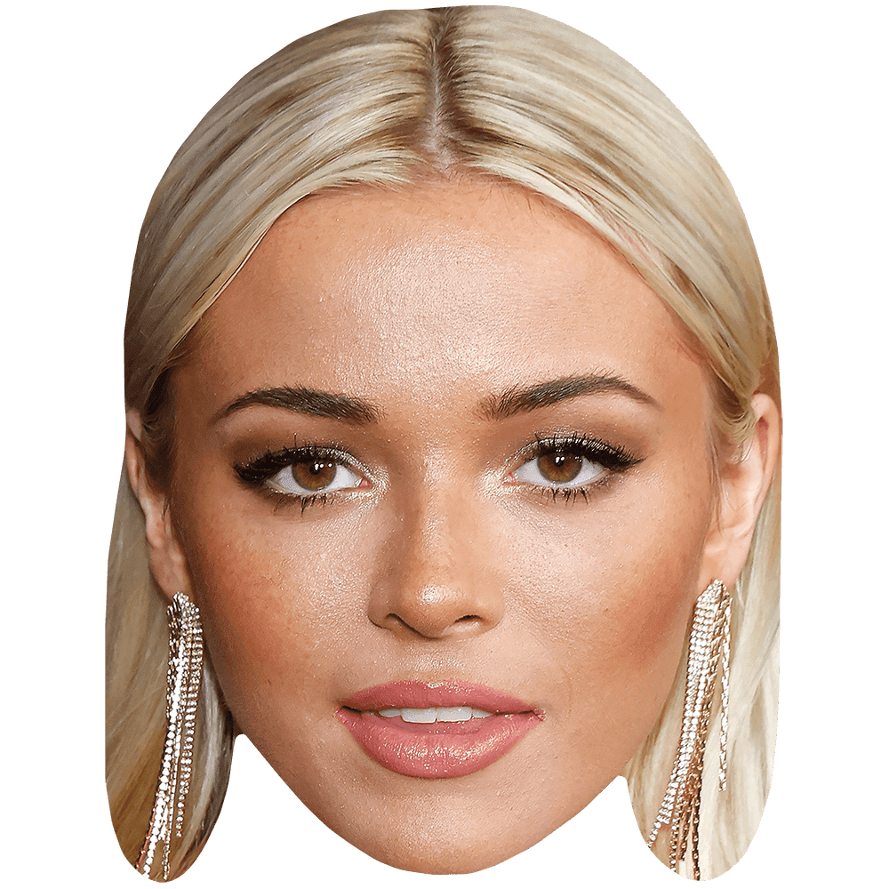 Olivia Dunne (Blonde) Celebrity Mask, Flat Card Face, Fancy Dress Mask ...