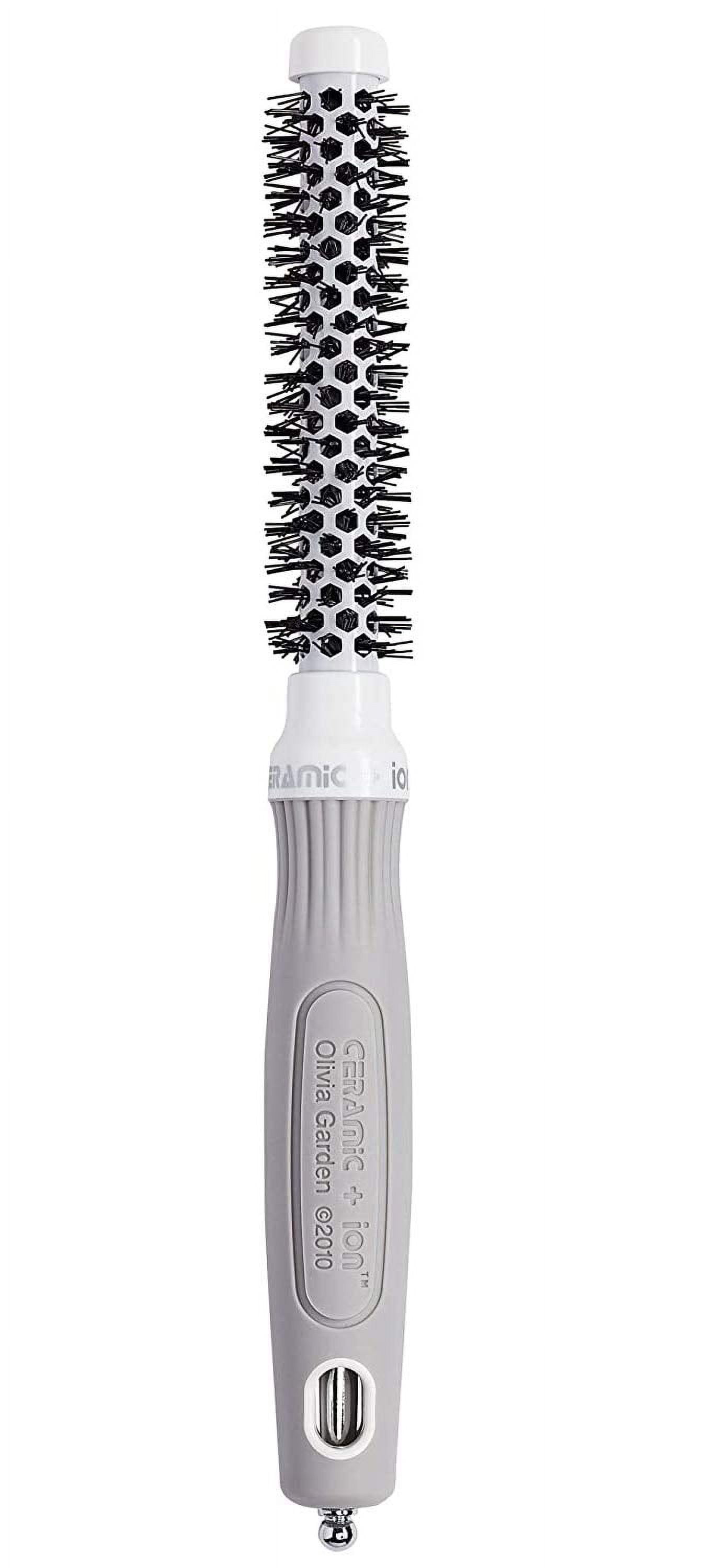 Olivia Garden, Ceramic + Ion Round Thermal Hair Brush 0.5" - Walmart.com