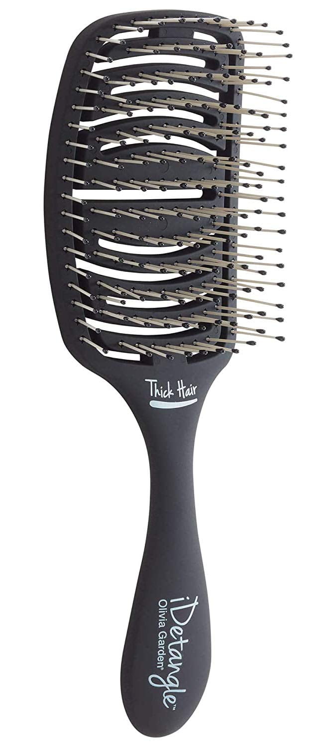 Olivia Garden, Detangling Hair Brush, for Thick Hair, Ergonomic Design ...