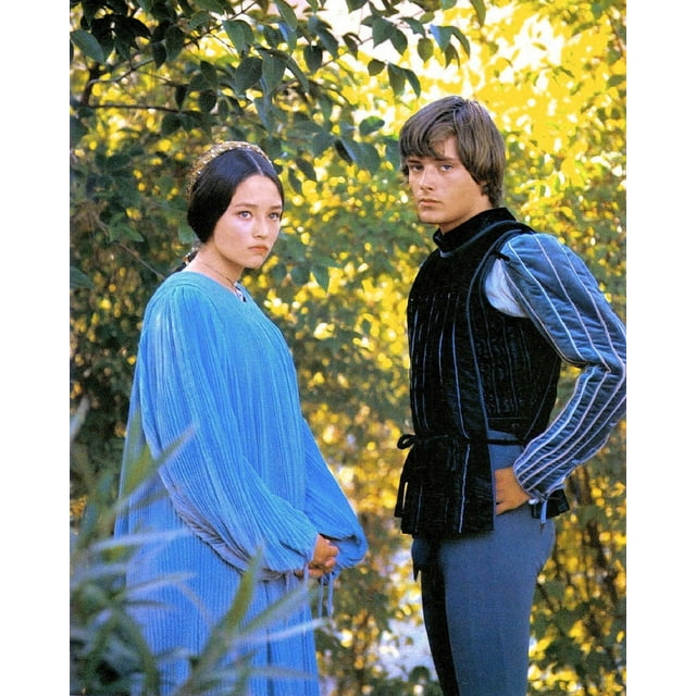 Olivia Hussey And Leonard Whiting In Romeo And Juliet Colorful Portrait ...