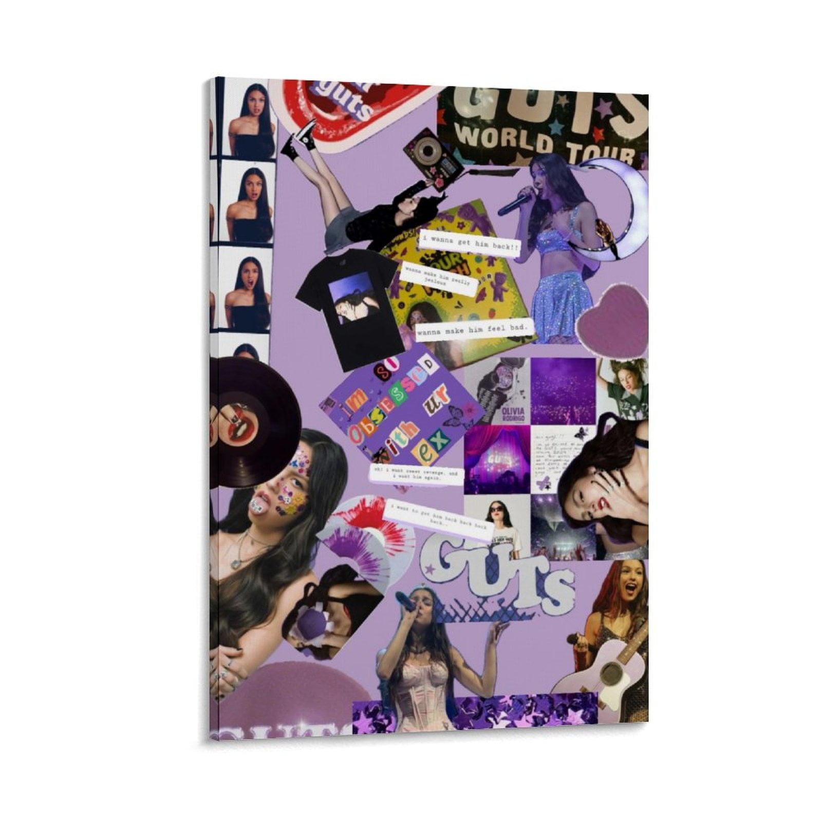 Olivia Rodrigo (100) Painting Vintage Poster Picture Print Wall Art ...