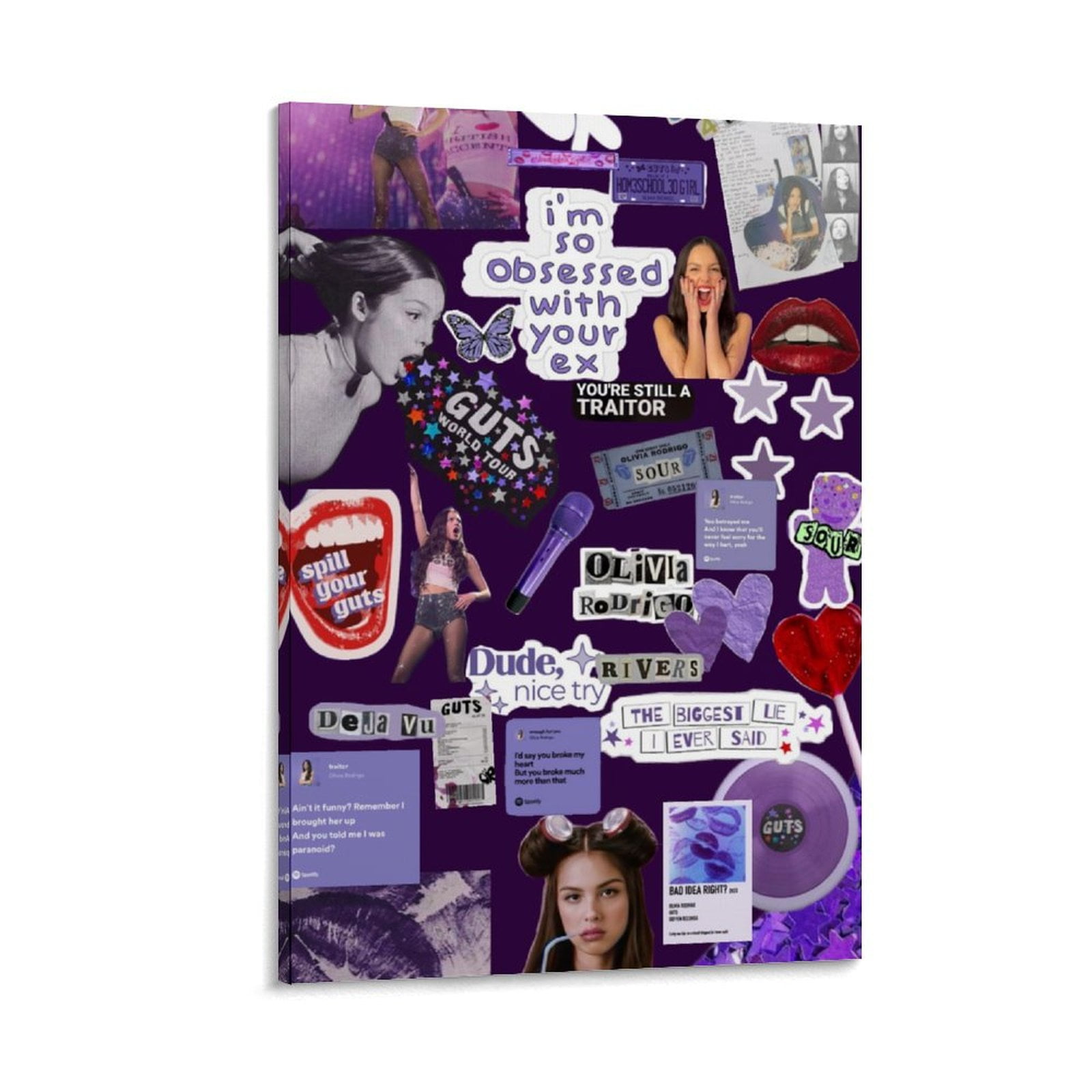 Olivia Rodrigo (71) Painting Vintage Poster Picture Print Wall Art Poster Painting Canvas ...