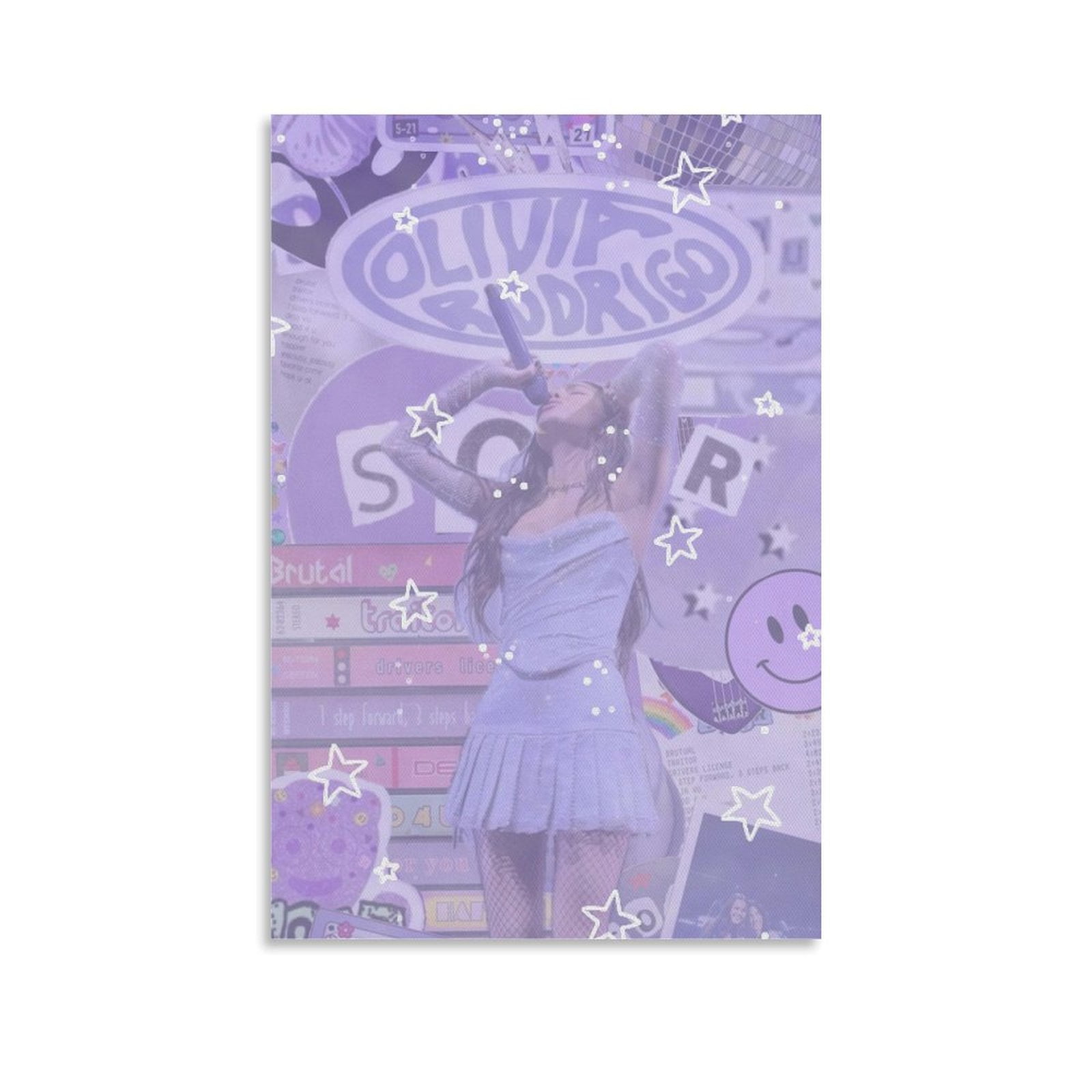 Olivia Rodrigo (77) Painting Vintage Poster Picture Print Wall Art ...