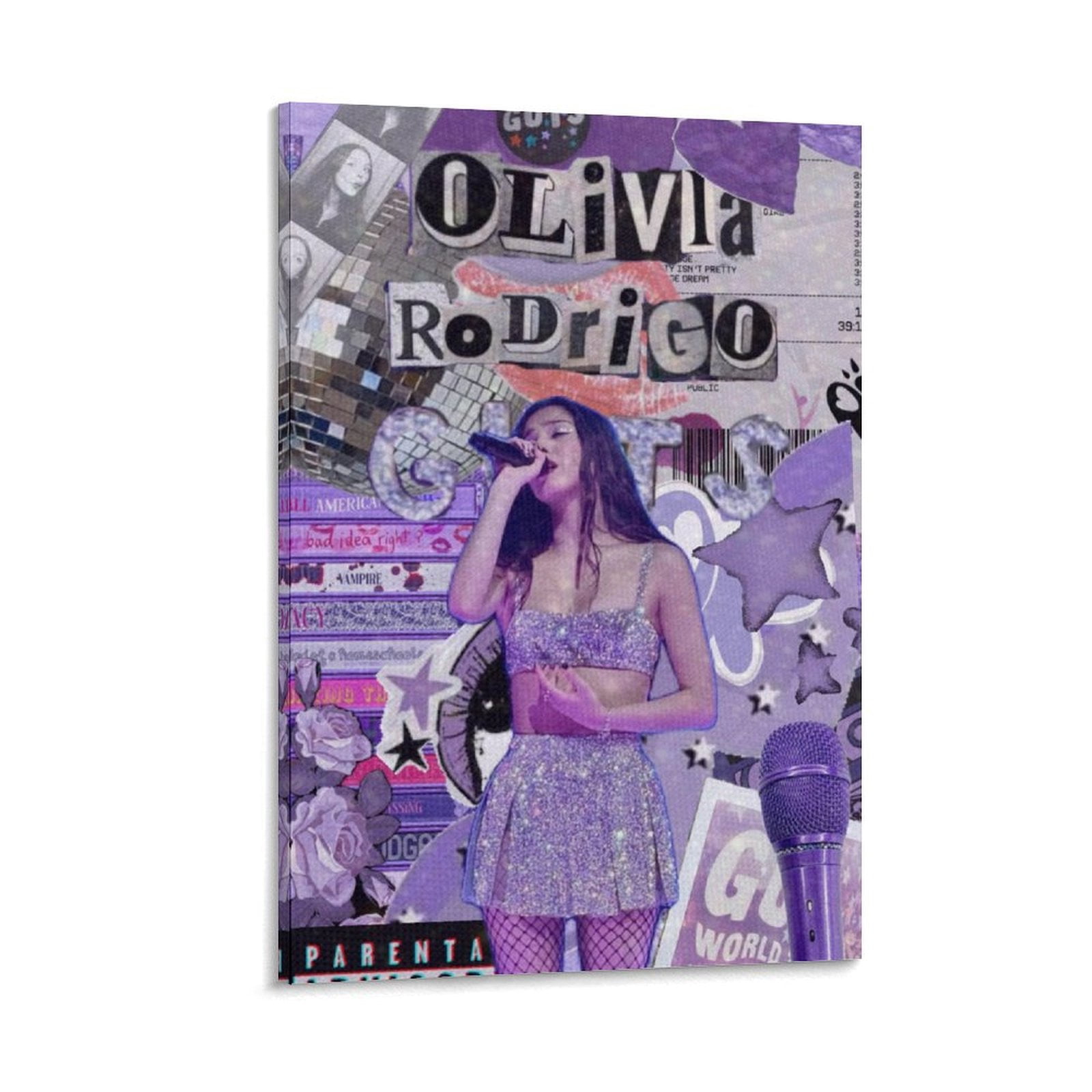 Olivia Rodrigo (78) Painting Vintage Poster Picture Print Wall Art ...