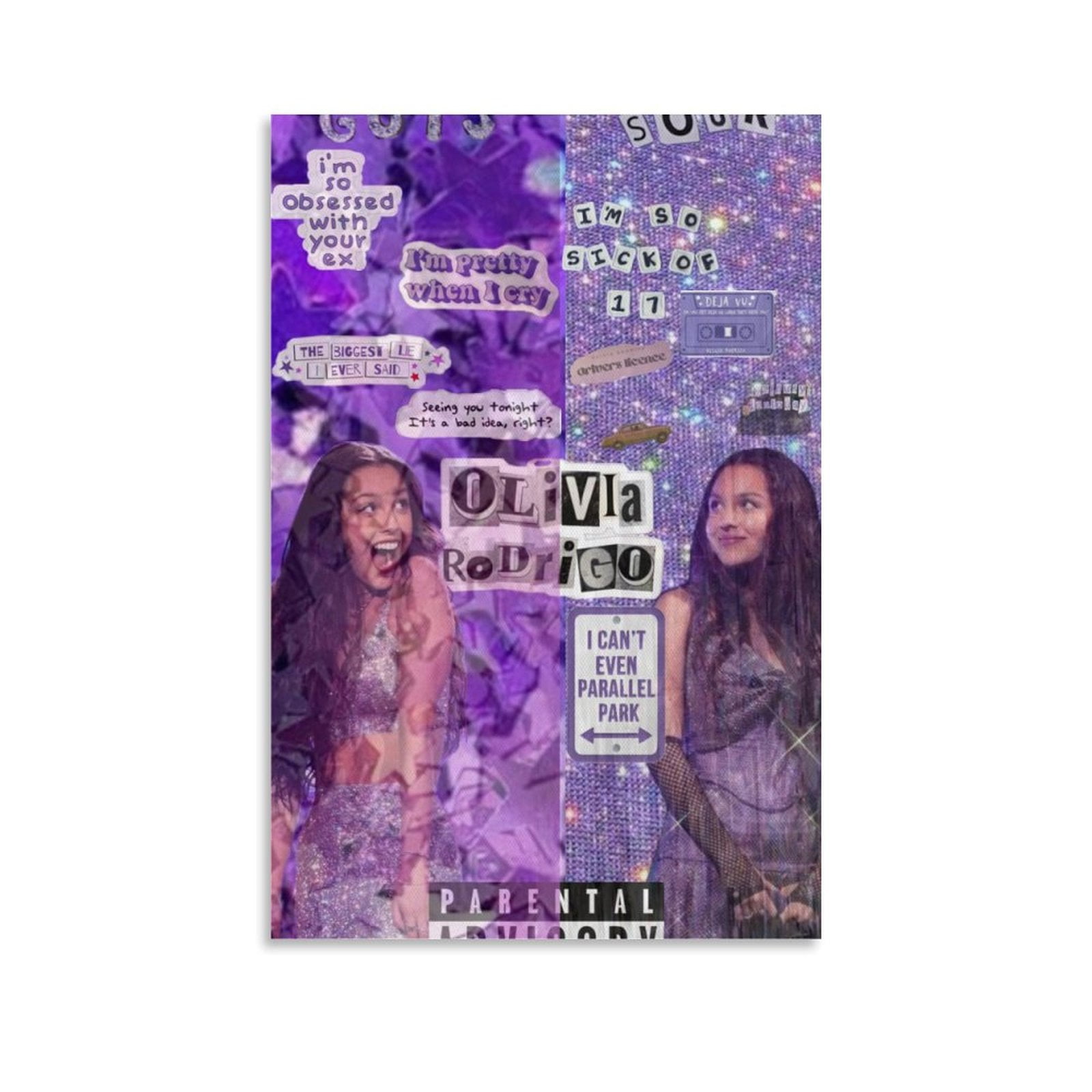 Olivia Rodrigo (91) Painting Vintage Poster Picture Print Wall Art ...