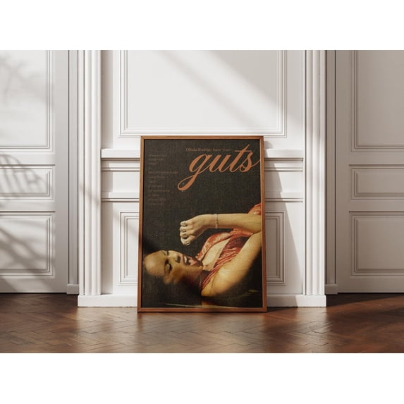 Olivia Rodrigo GUTS Music Album Cover Poster Art Print 12x18 UNFRAMED ...