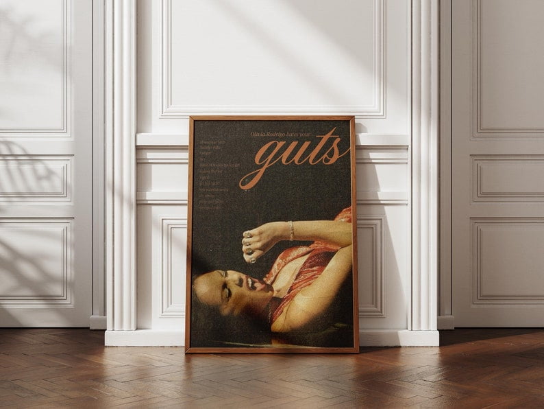 Olivia Rodrigo GUTS Music Album Cover Poster Art Print 8x12 UNFRAMED ...