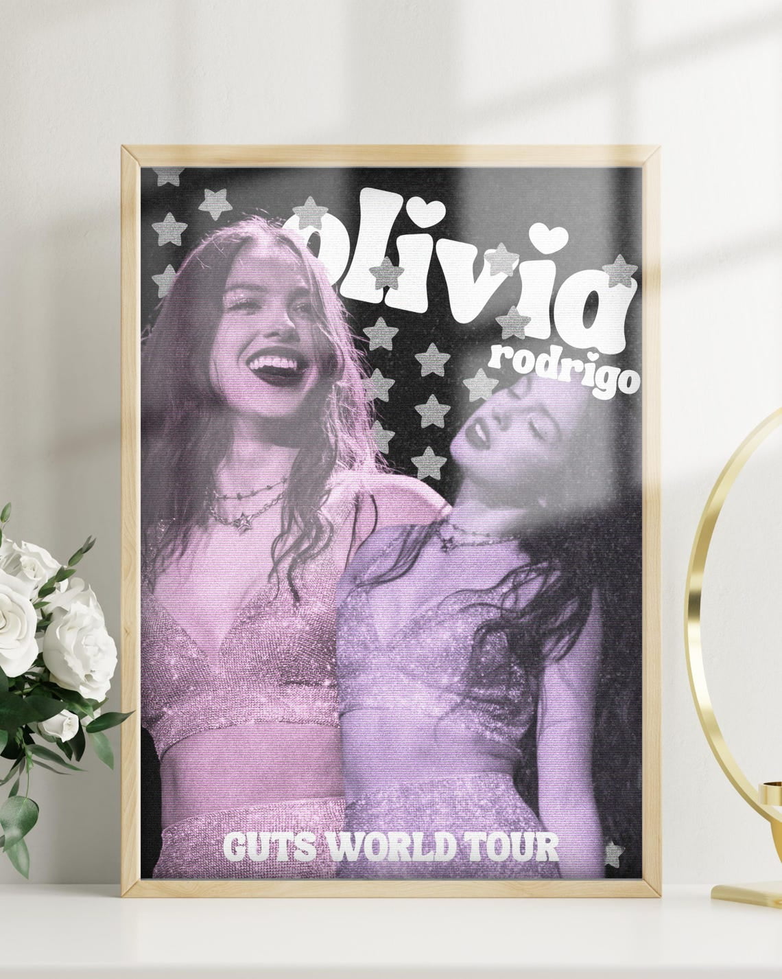 Olivia Rodrigo GUTS WORLD TOUR Printable Poster - Walmart.com
