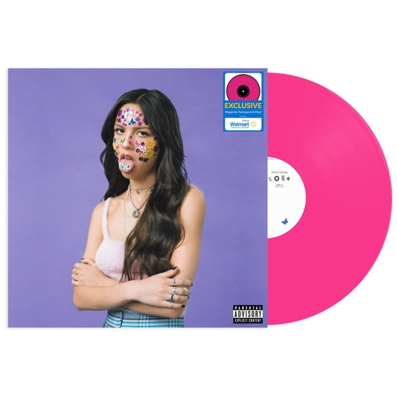 Olivia Rodrigo, SOUR Vinyl LP, Walmart Exclusive Magenta Transparent ...