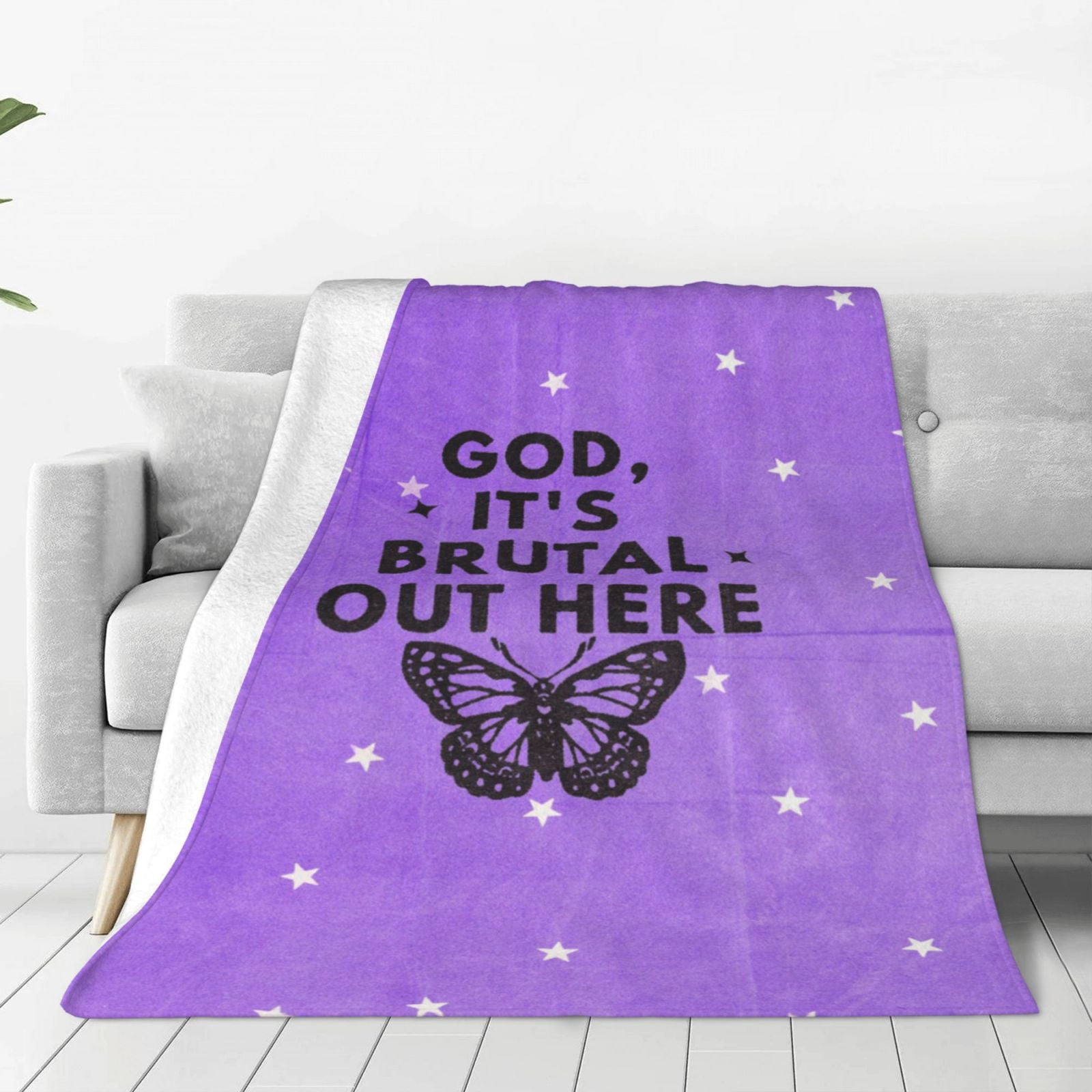 Olivia Rodrigo Throw Blanket Brutal Lyrics Sour Album Cover Blanket ...