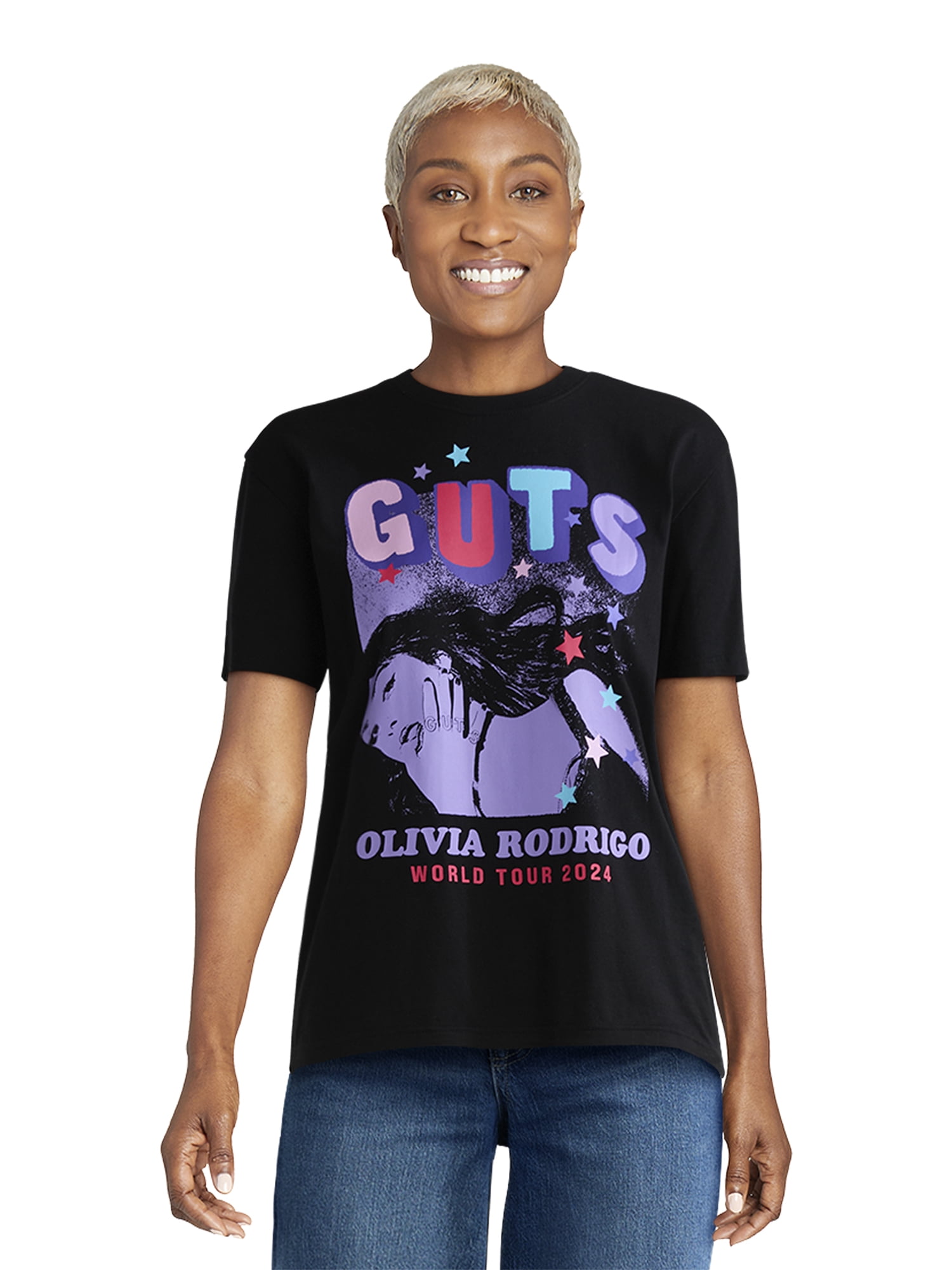 Olivia Rodrigo Women’s Graphic Tee with Short Sleeves, Sizes XXS-XXL ...