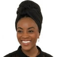 Olivia Sylx Head Wraps for Black Women, African Hair Scarf, Jersey ...