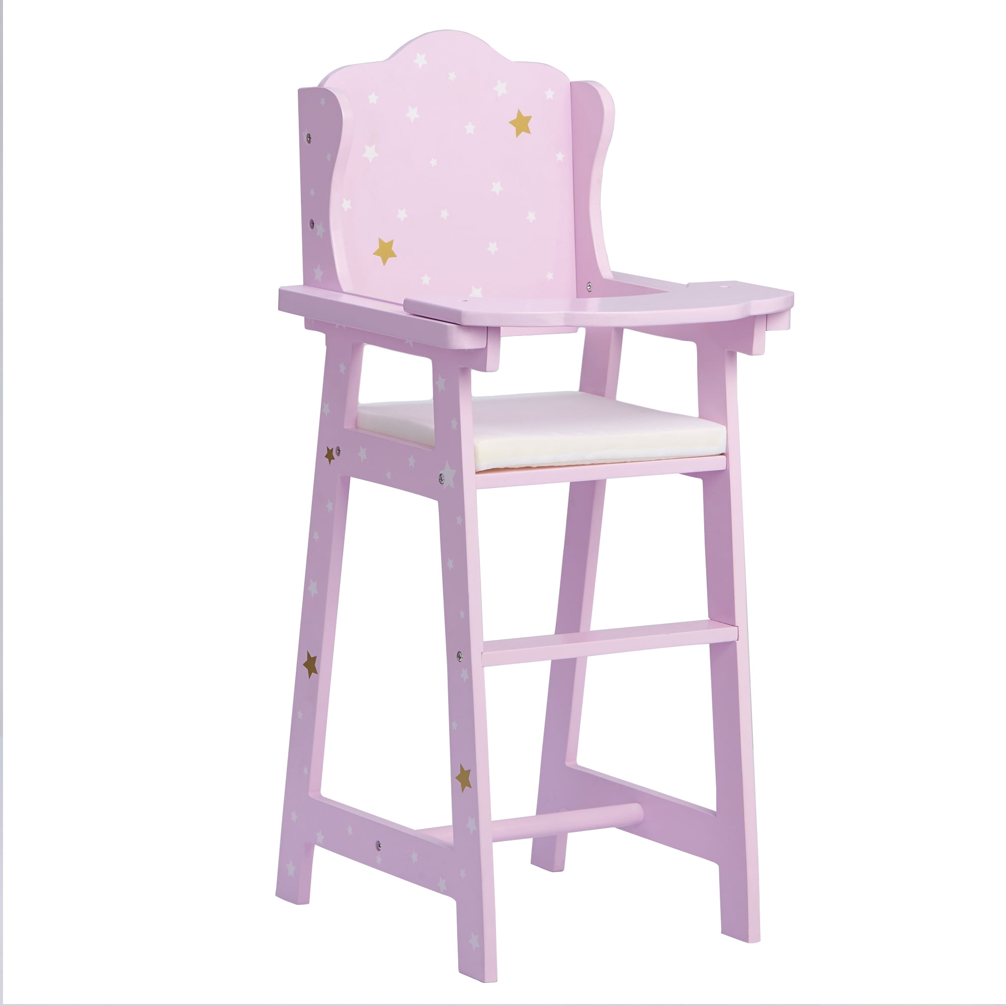 Olivias World Baby Doll Wooden Furniture High Chair Dolls Toy Play TD ...