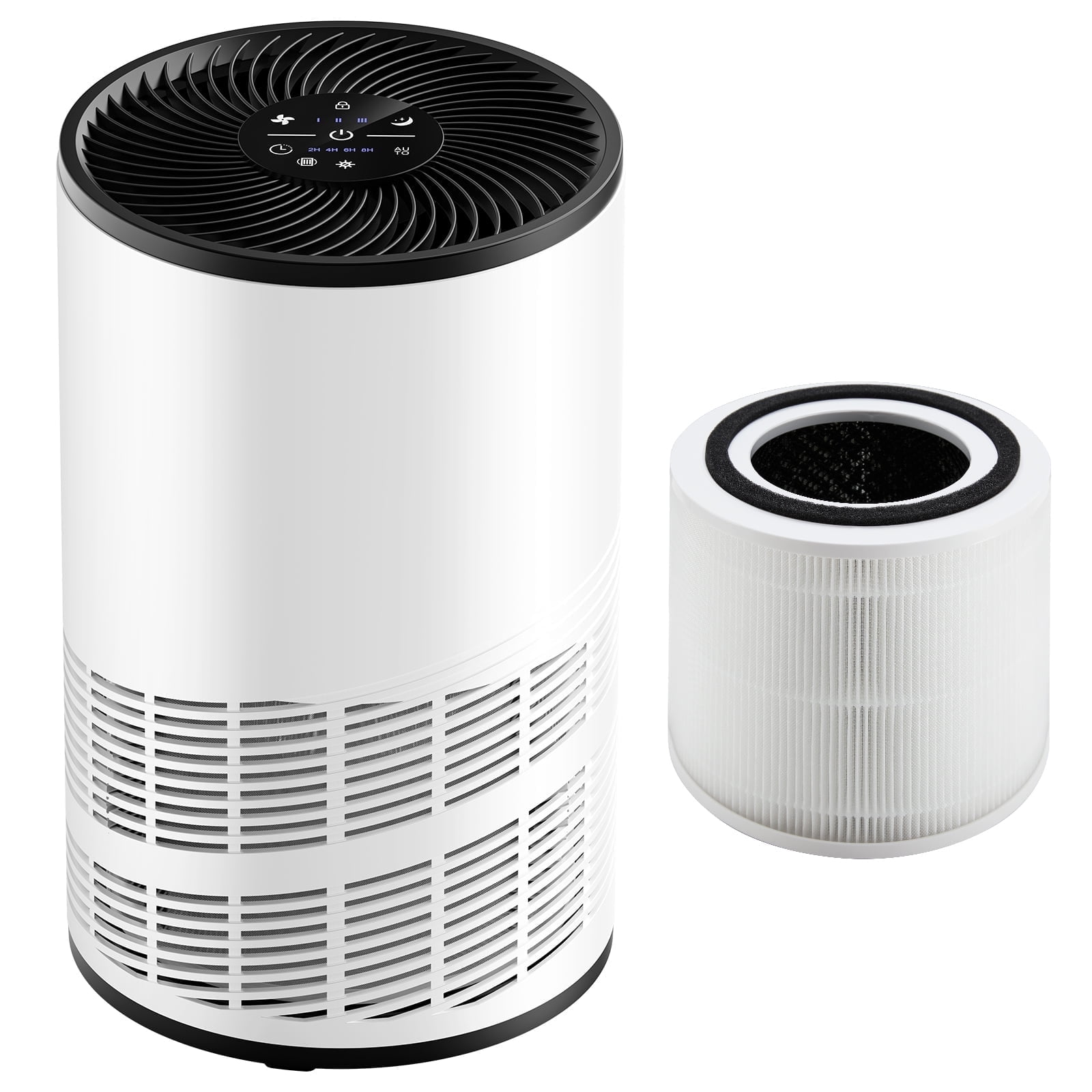 SMUG Air Purifier with 1 Replacement HEPA Filter Removes Dust, Pollen ...