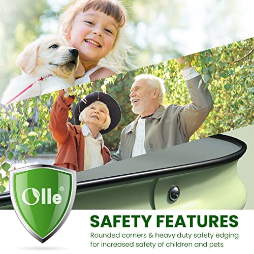 Olle 17" Tall Upgrade Planters for Outdoor Plants, Raised Flower Beds Outdoor, Garden Boxes ...