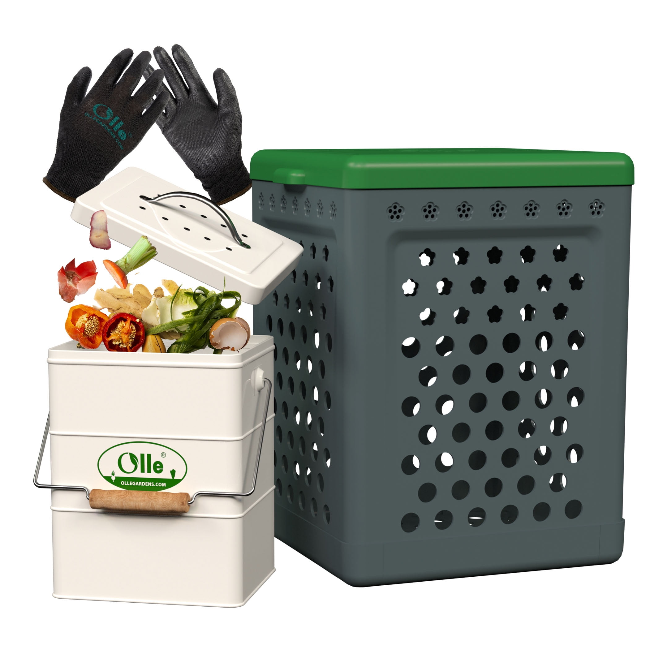 Olle Gardens Worm / Compost Bin Outdoor. Sits Inside of your garden bed ...