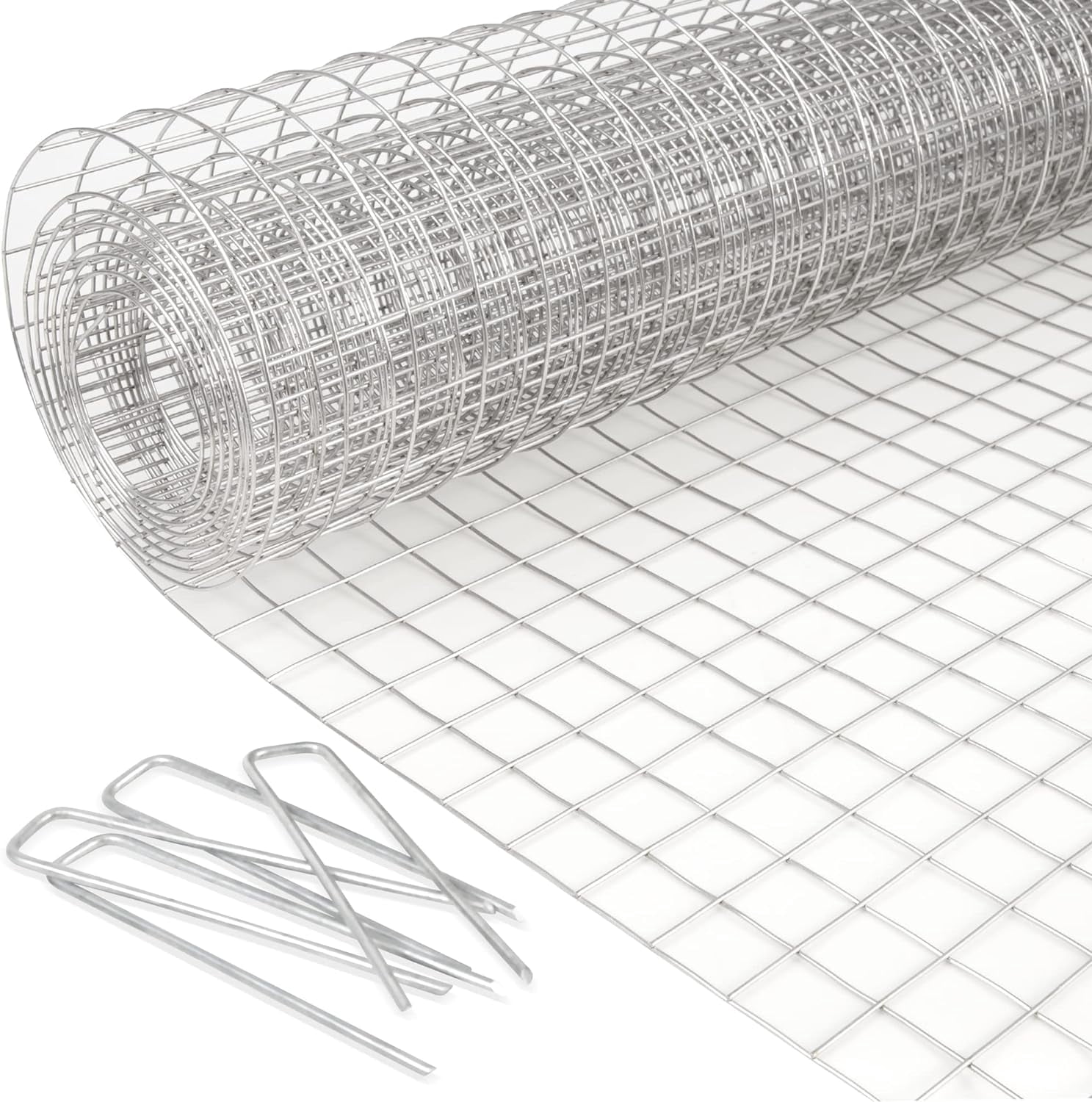 Olle Gopher Netting Hardware Cloth 3/4 inch 18 Gauge Mesh Wire 50"X 50 ...