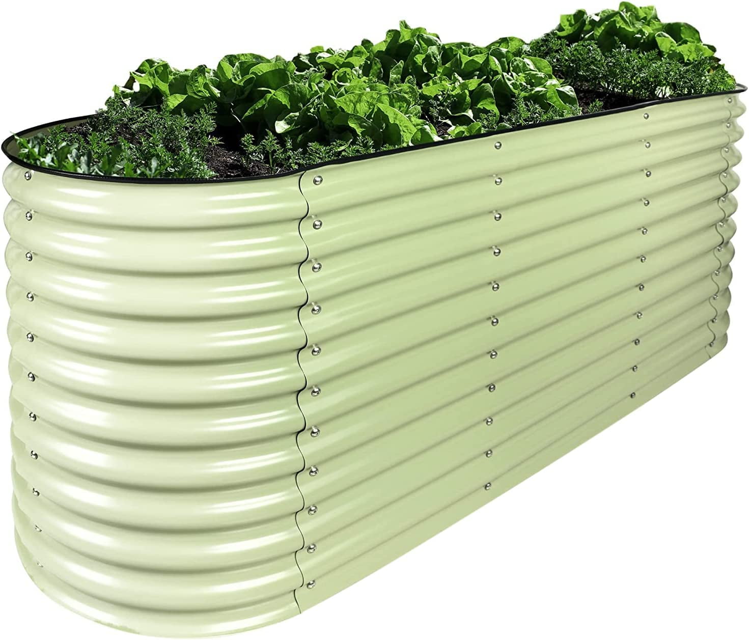 Olle Metal Raised Garden Bed Easy Quick Setup Metal Garden Bed 32" Tall ...