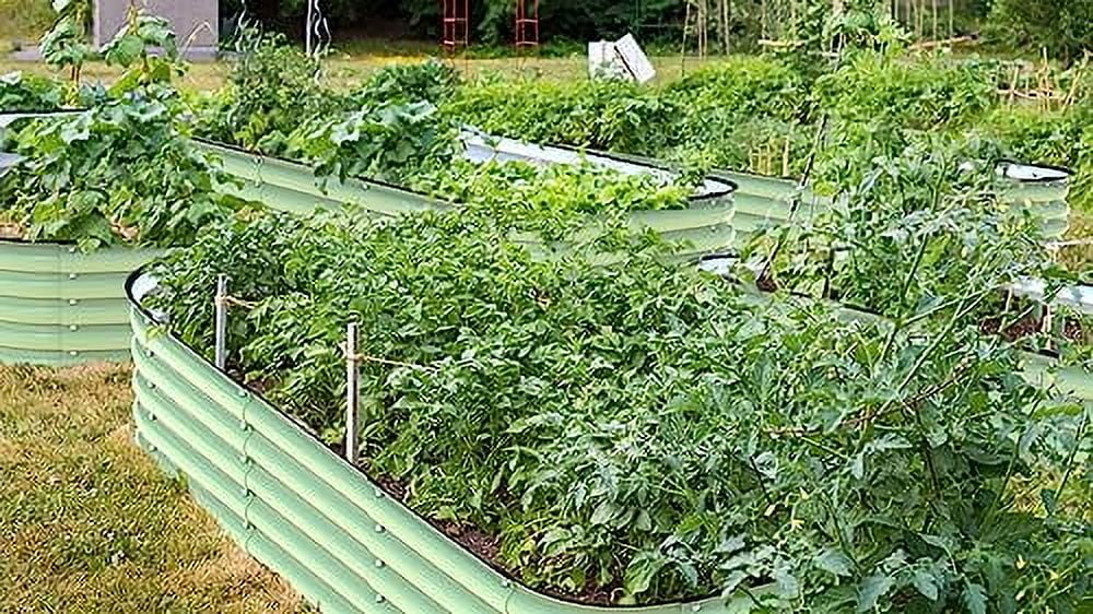 Olle ULR Shapes Raised Garden Bed Kit, 17" Tall 4 Styles Galvanized ...