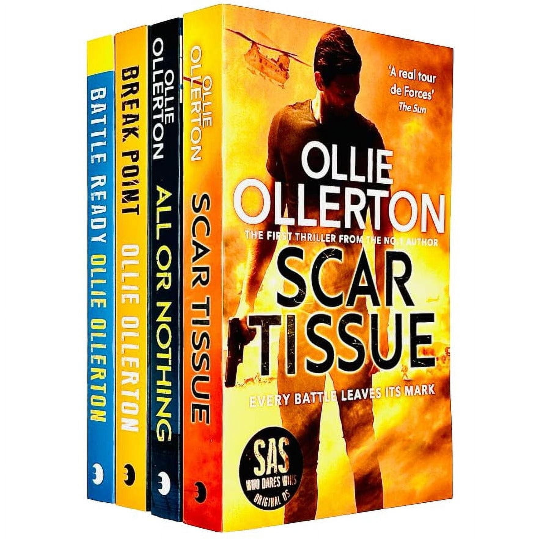 Ollie Ollerton Collection 4 Books Set (Scar Tissue, All or Nothing ...