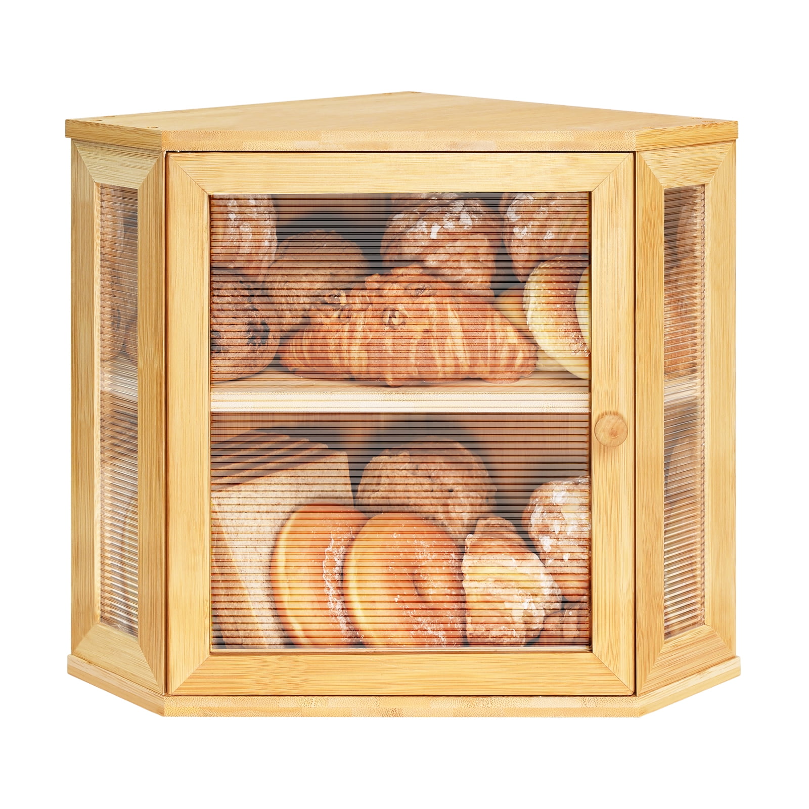 Ollieroo Bamboo Save Space On Your Kitchen Counter Large Capacity Bread ... Ollieroo Bamboo Save Space On Your Kitchen Counter Large Capacity Bread ...