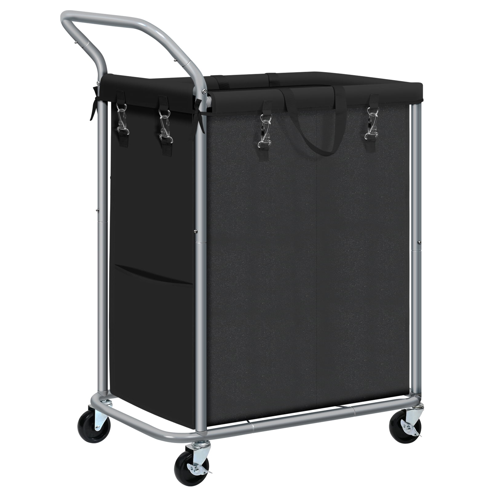 Ollieroo Laundry Hamper with Wheels,140L Rolling Laundry Hamper,2 ...