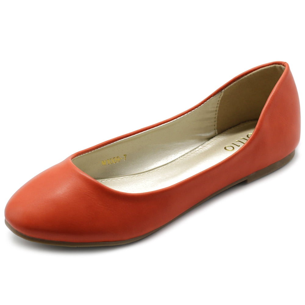 Ollio Women's Shoes Ballet Basic Light Comfort Low Heel Flats M1009 ...