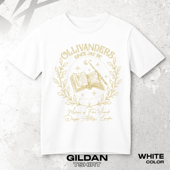 Ollivanders Wand Shop Wizard Magic School HP Fan Potterhead Unisex T ...