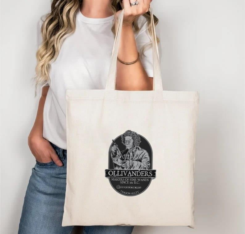 Ollivanders Wands Tote Bag with Wizard Magic Shop Potter Theme - Walmart.com
