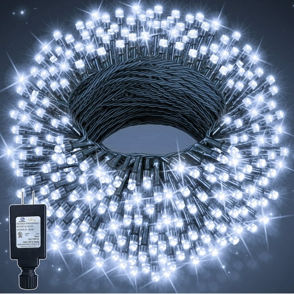 Ollny 66ft 200 LED Christmas String Lights, 8 Lighting Modes 3 Timing ...