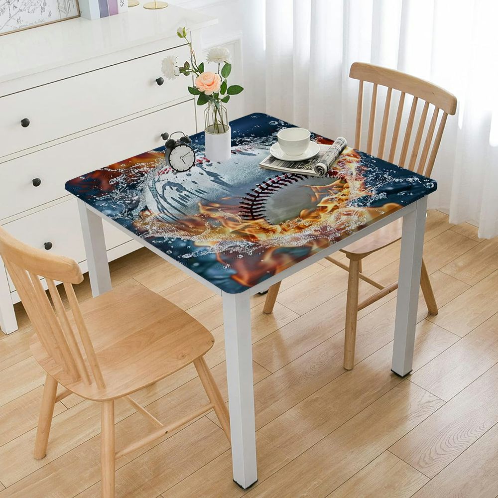 Ollo0ord Square Table Cove, Ball and Water Splashing Creative Art ...