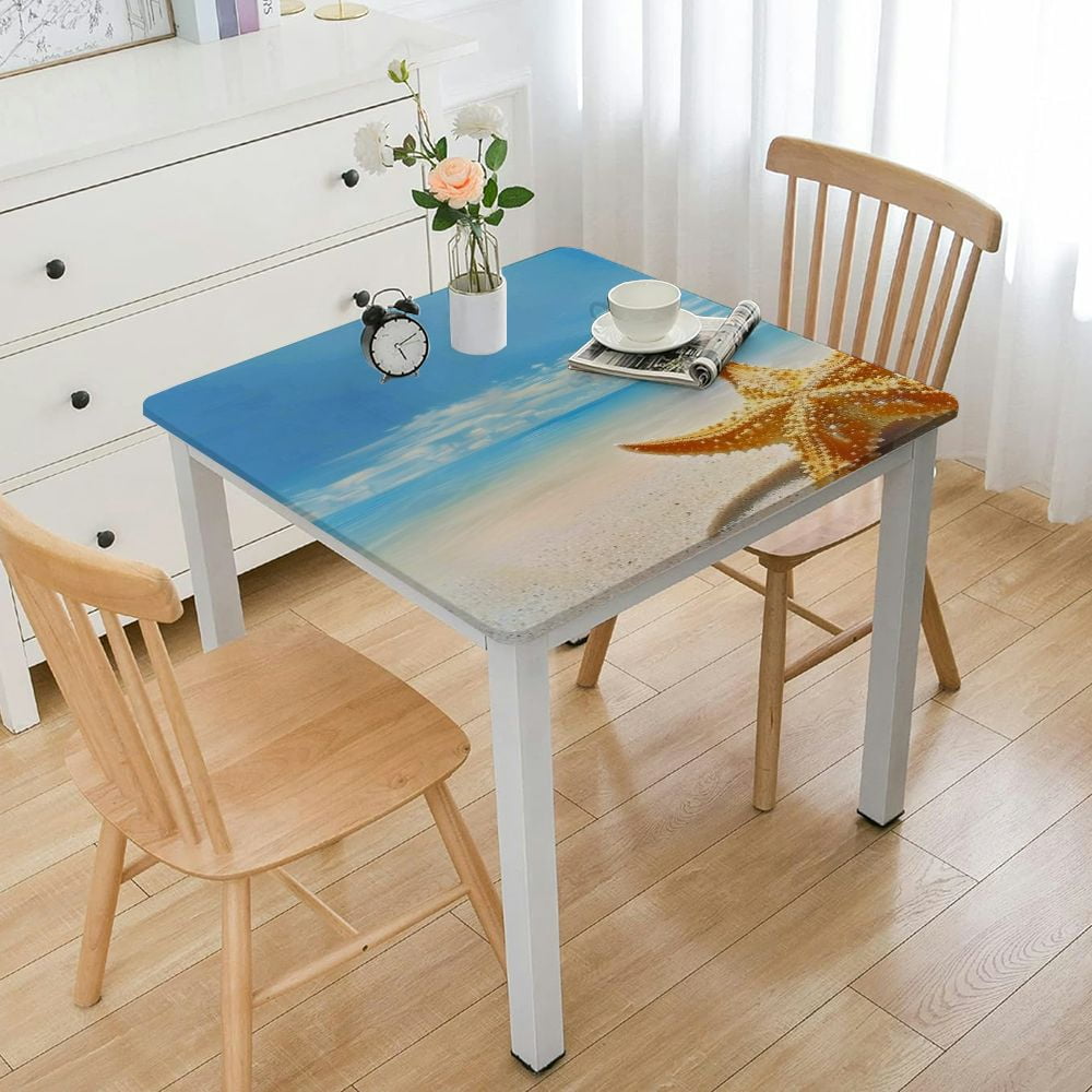 Ollo0ord Square Table Cove, and Close up Idyllic Ocean Backdrop Design ...