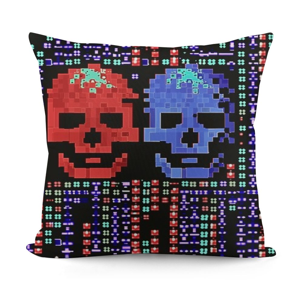 Ollo0ord Throw Pillow Cover 80S 8 Bit Pixel Retro Arcade Game Old Video ...