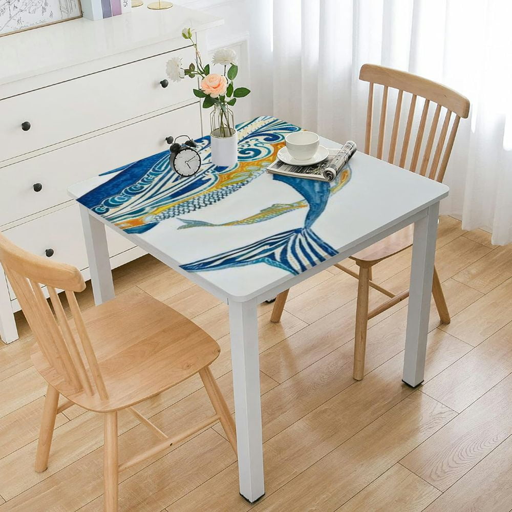 Ollo0ord Underwater Square Table Cove, Hammer Head Shark Ornate ...