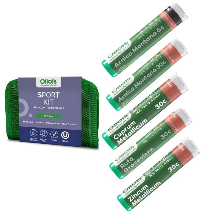 Ollois Homeopathics Homeopathic Sports Kit - 5 tubes 80 per tube Pellet ...